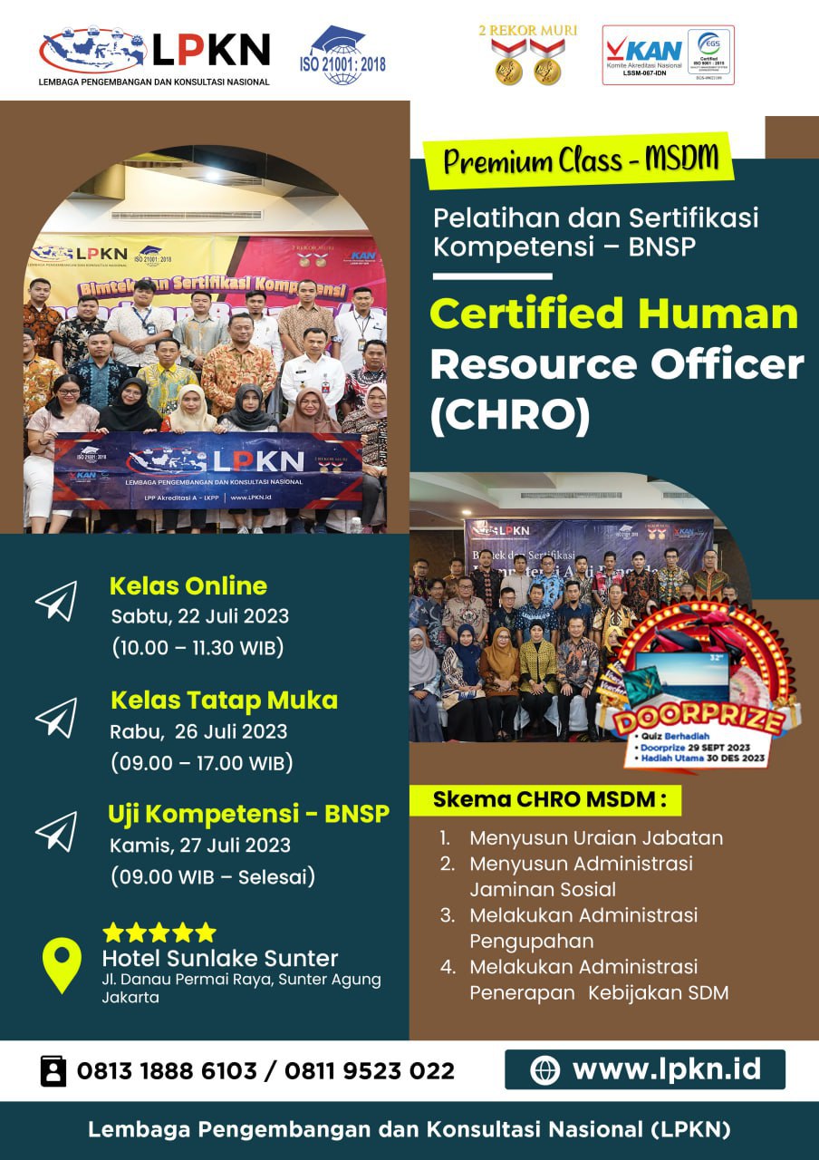 LPKN | Pelatihan dan Sertifikasi Kompetensi – BNSP