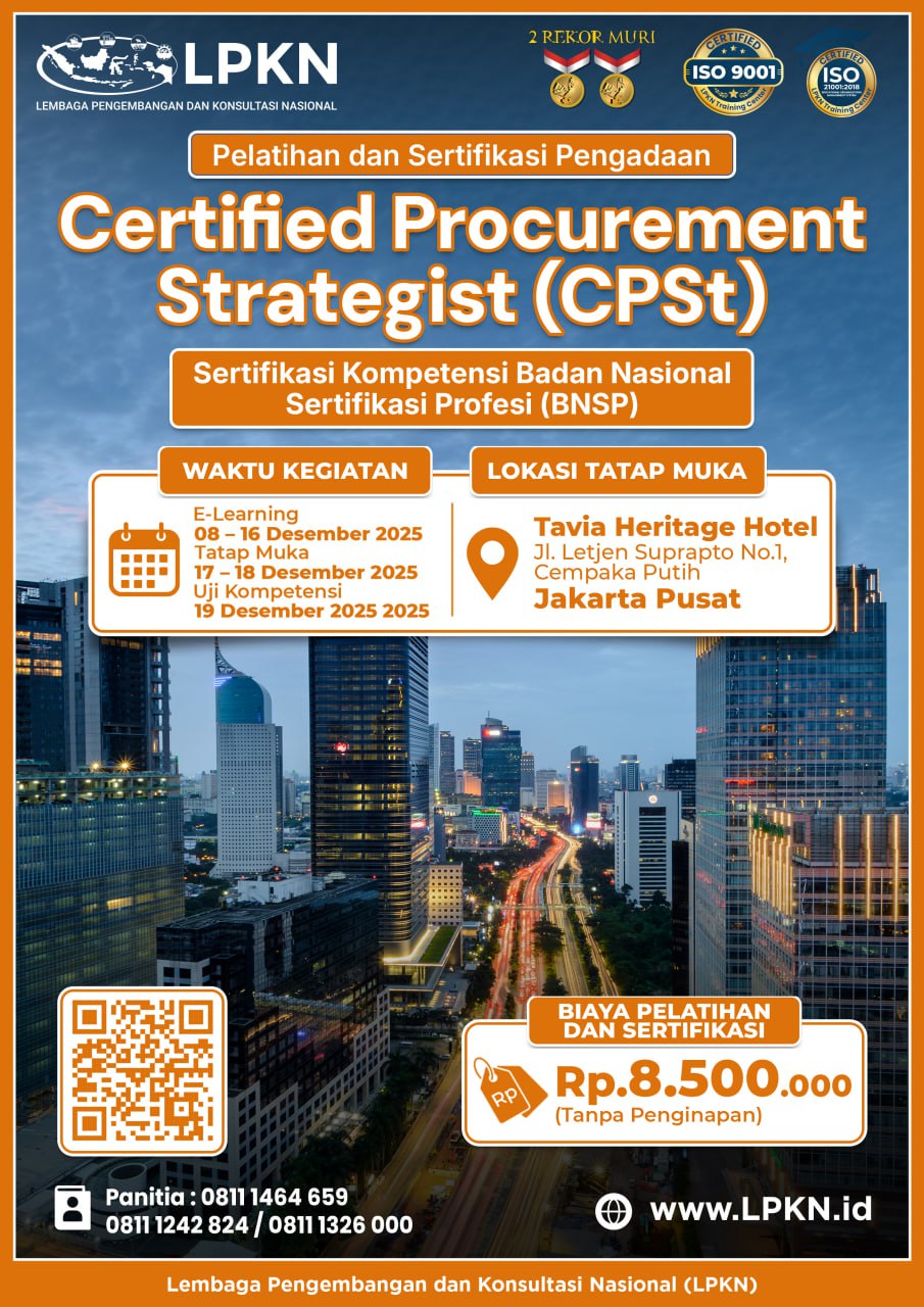 LPKN | Pelatihan dan Sertifikasi Pengadaan